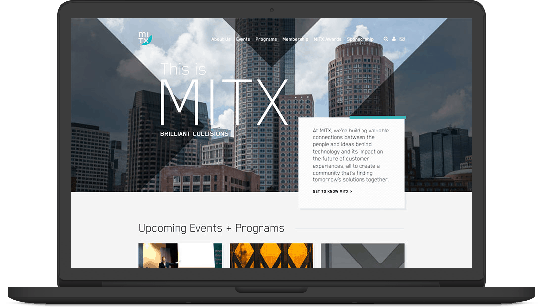 We built the new site for MITX with WordpPress